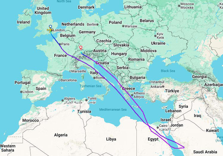 Are flights from London to Dubai still cancelled?