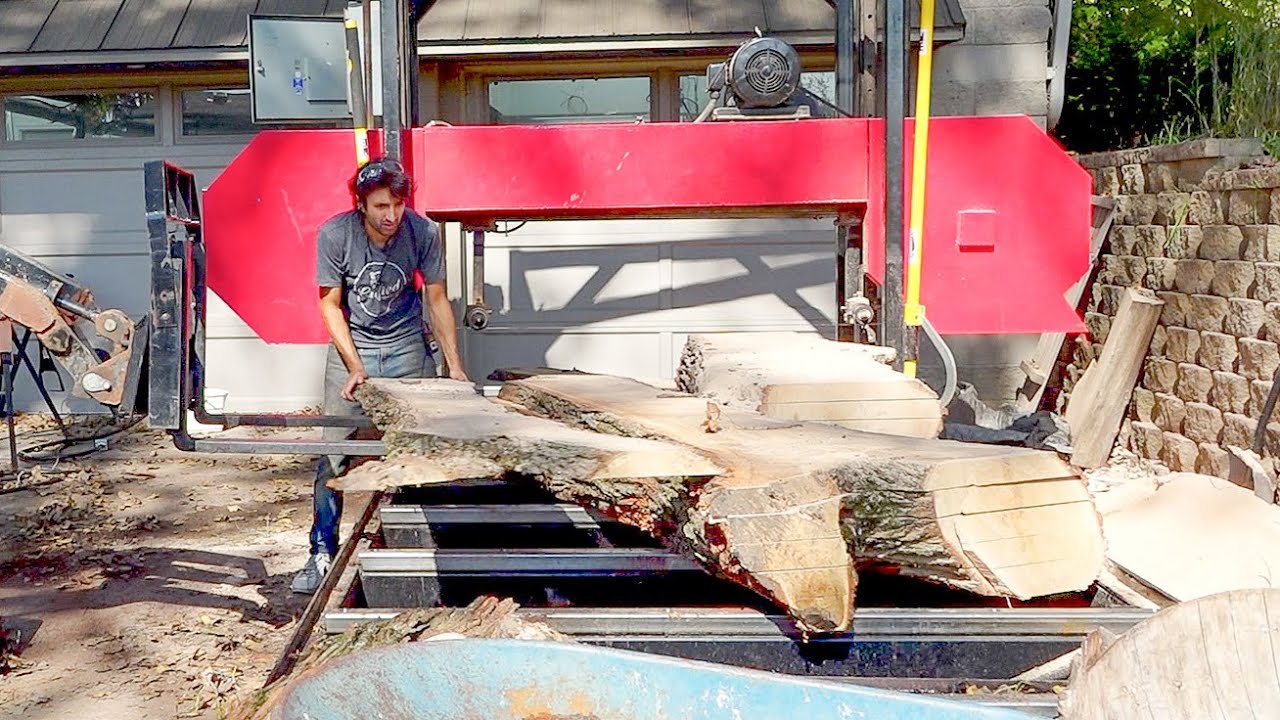 Sawing Logs From Around my New Neighborhood
