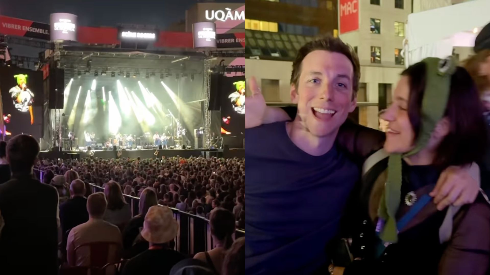 Catherine Brunet et Pier-Luc Funk s’éclatent aux Francos de Montréal