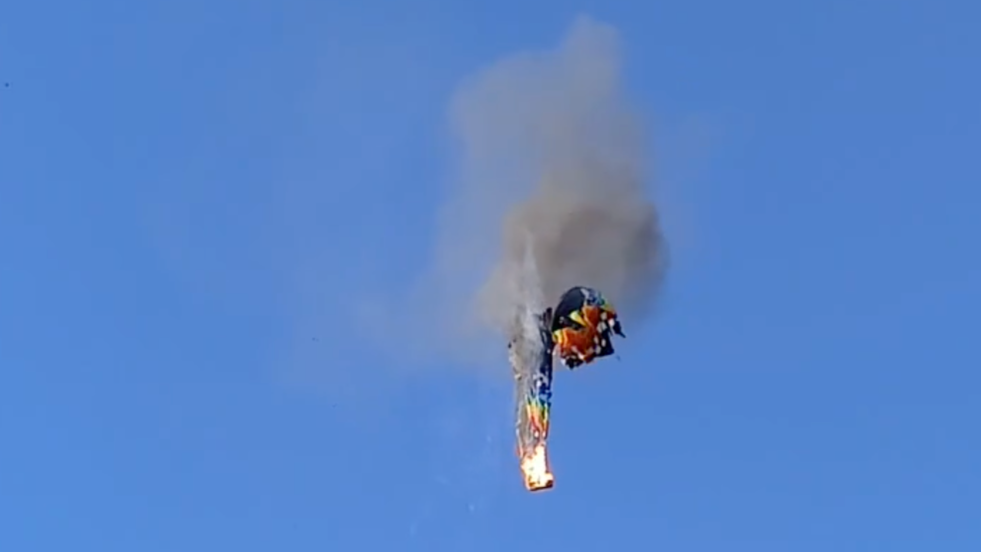 Hot air balloon bursts into flames mid-air in Brazil, eight people killed