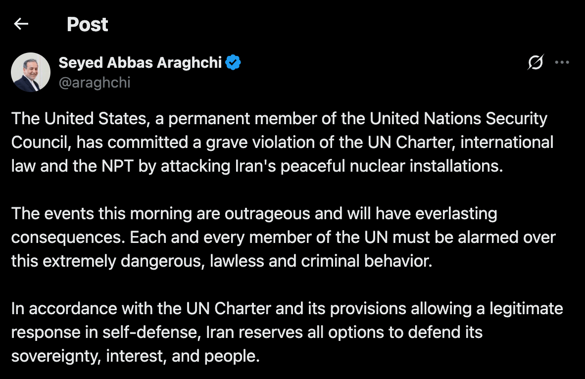 Iran Vows Retaliation After Trump Orders Airstrikes on Nuclear Sites ...