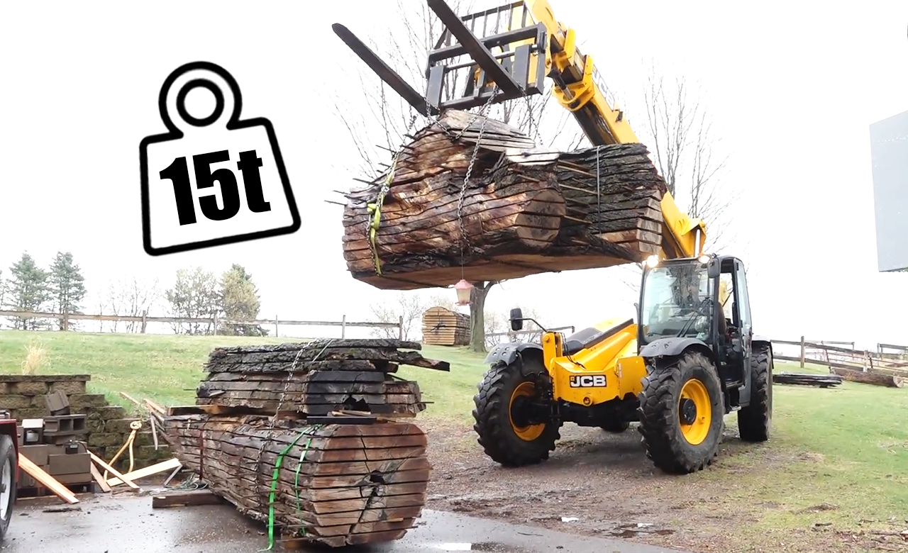 Moving 15 tons of slabs out of my backyard