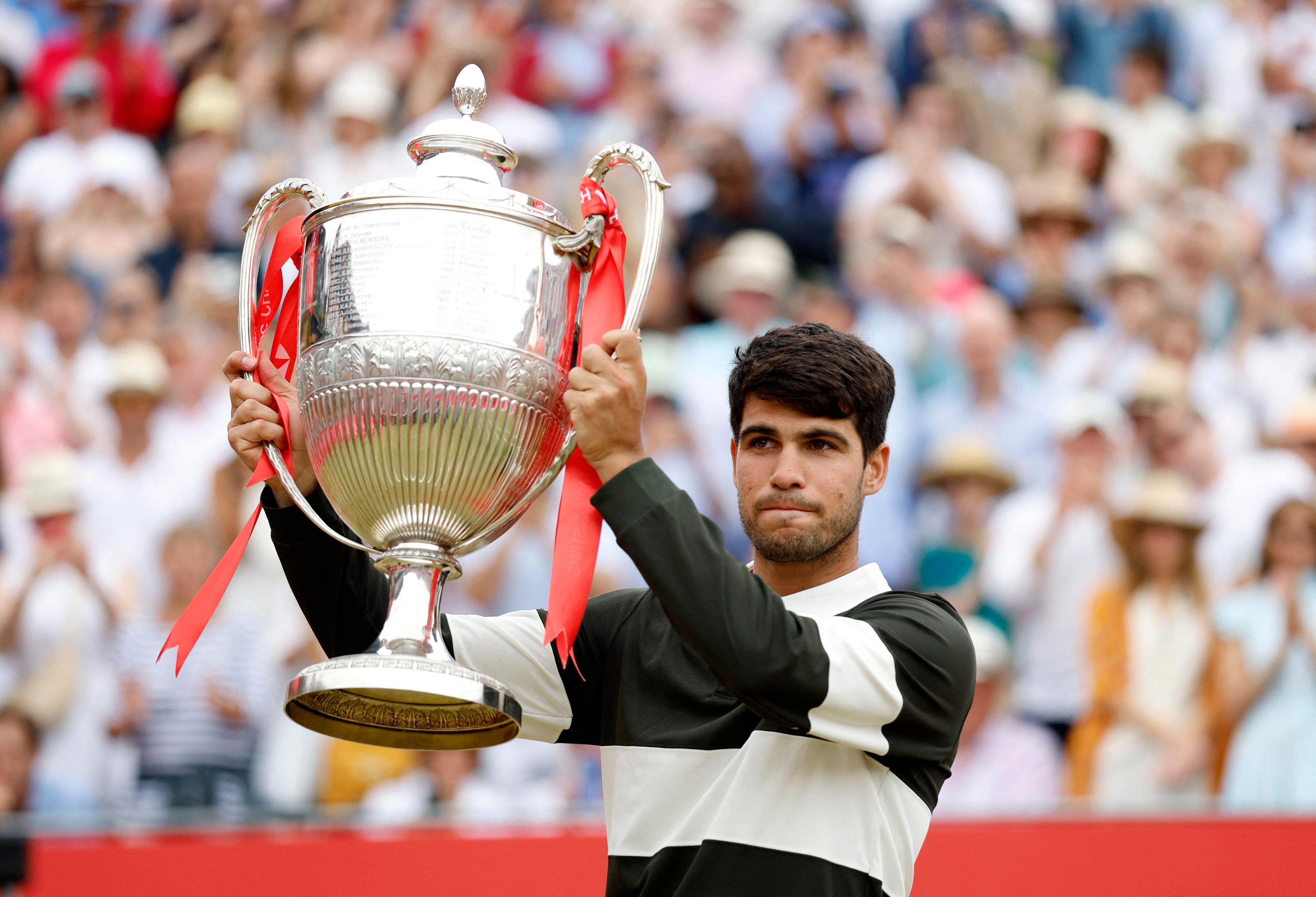 Carlos Alcaraz v Jiri Lehecka live: Tennis score and result from Queen ...