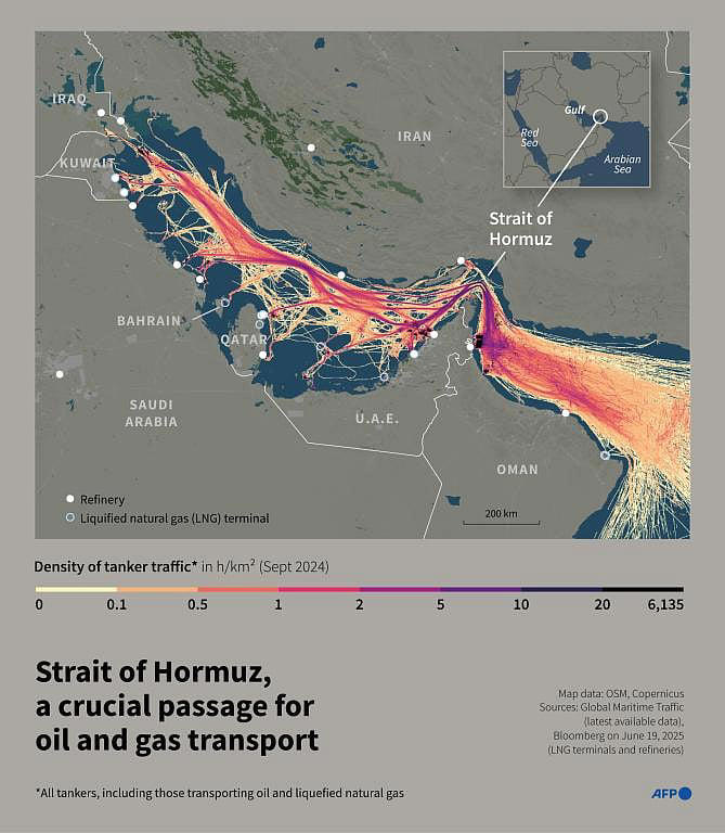 Israel-Iran conflict: What is the Strait of Hormuz? Why is it so ...