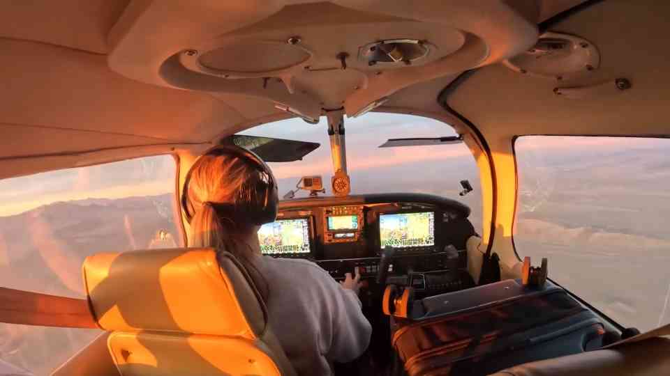 Touring a 50-year-old airplane