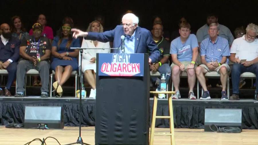 Bernie Sanders pushes income equality, access to healthcare at ...