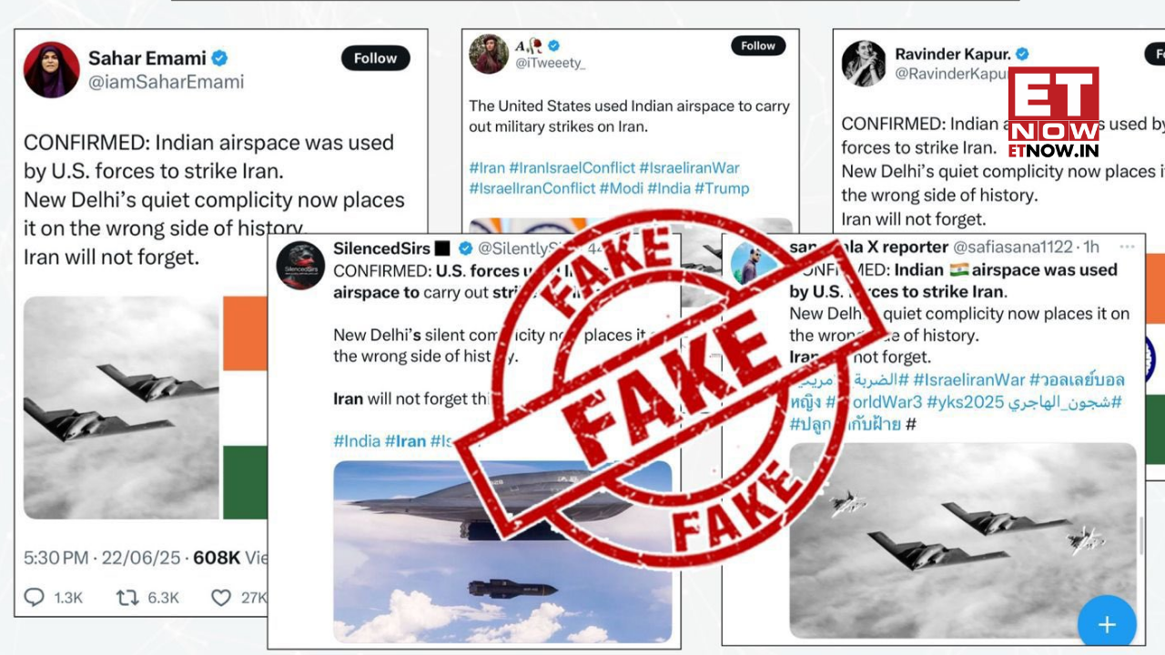 Israel-Iran conflict: US used Indian airspace to bomb Iran? ‘This claim ...