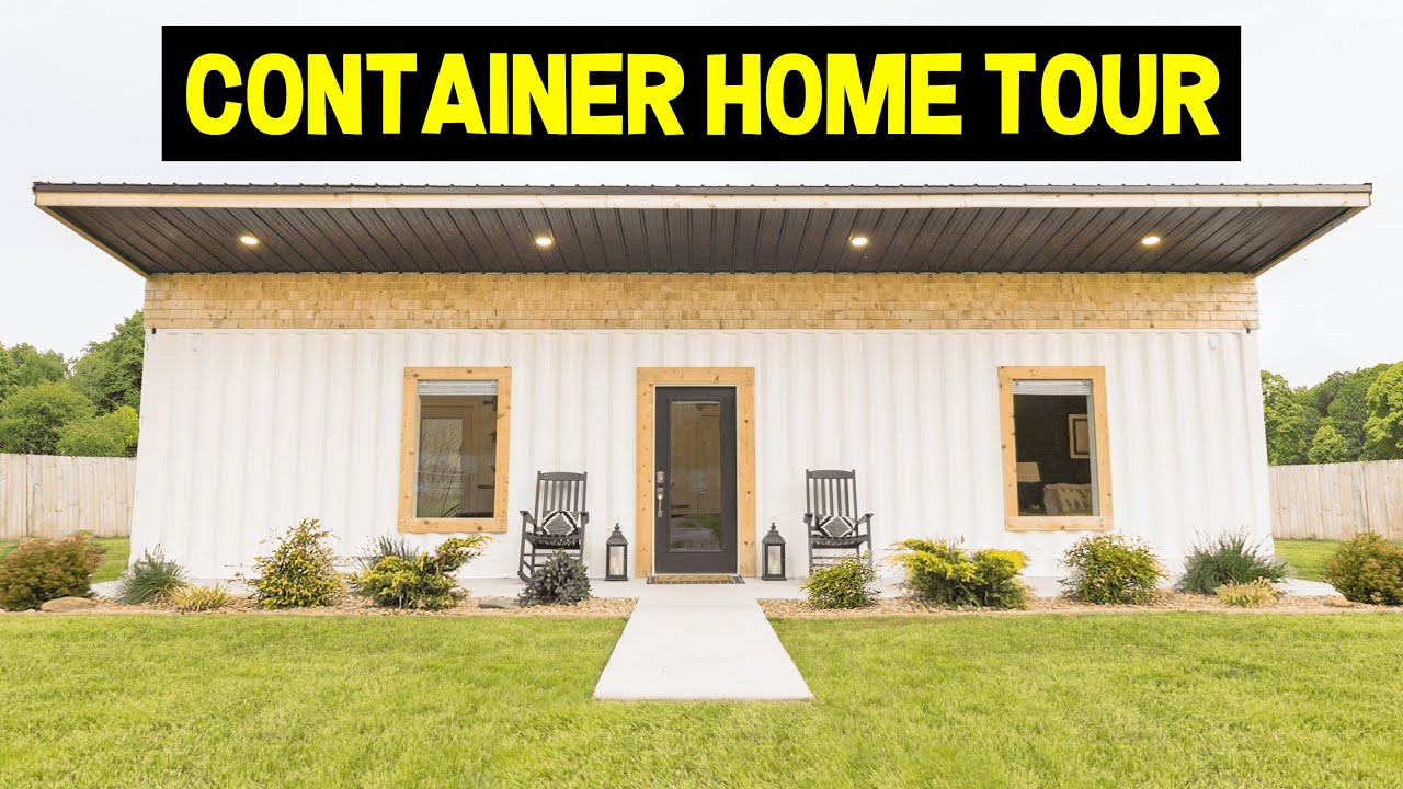 Inside a Modern 40ft Container Airbnb with Hot Tub & Fire Pit