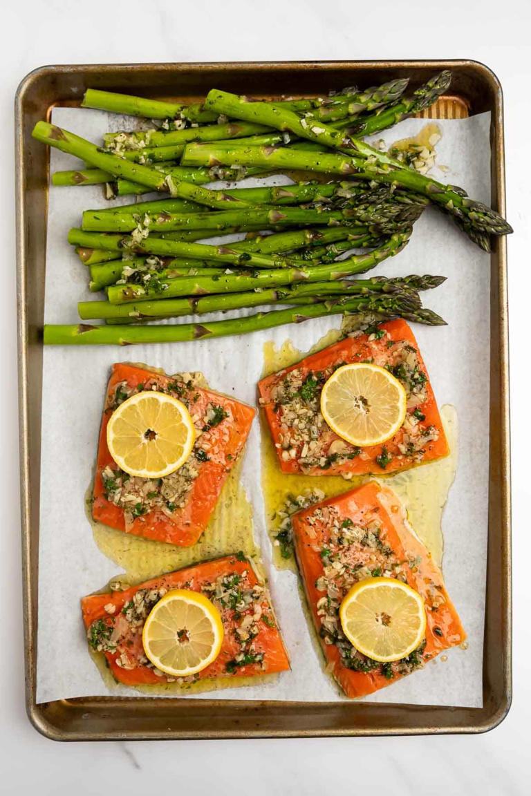 Lemon garlic salmon