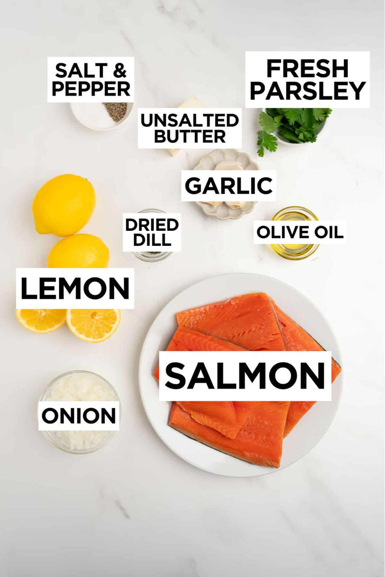 Lemon garlic salmon