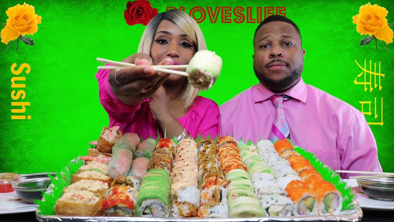 Sushi Mukbang: 75 Pieces of 10 Sushi Styles
