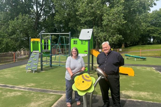 Newly refurbished play area reopens in Oswaldtwistle