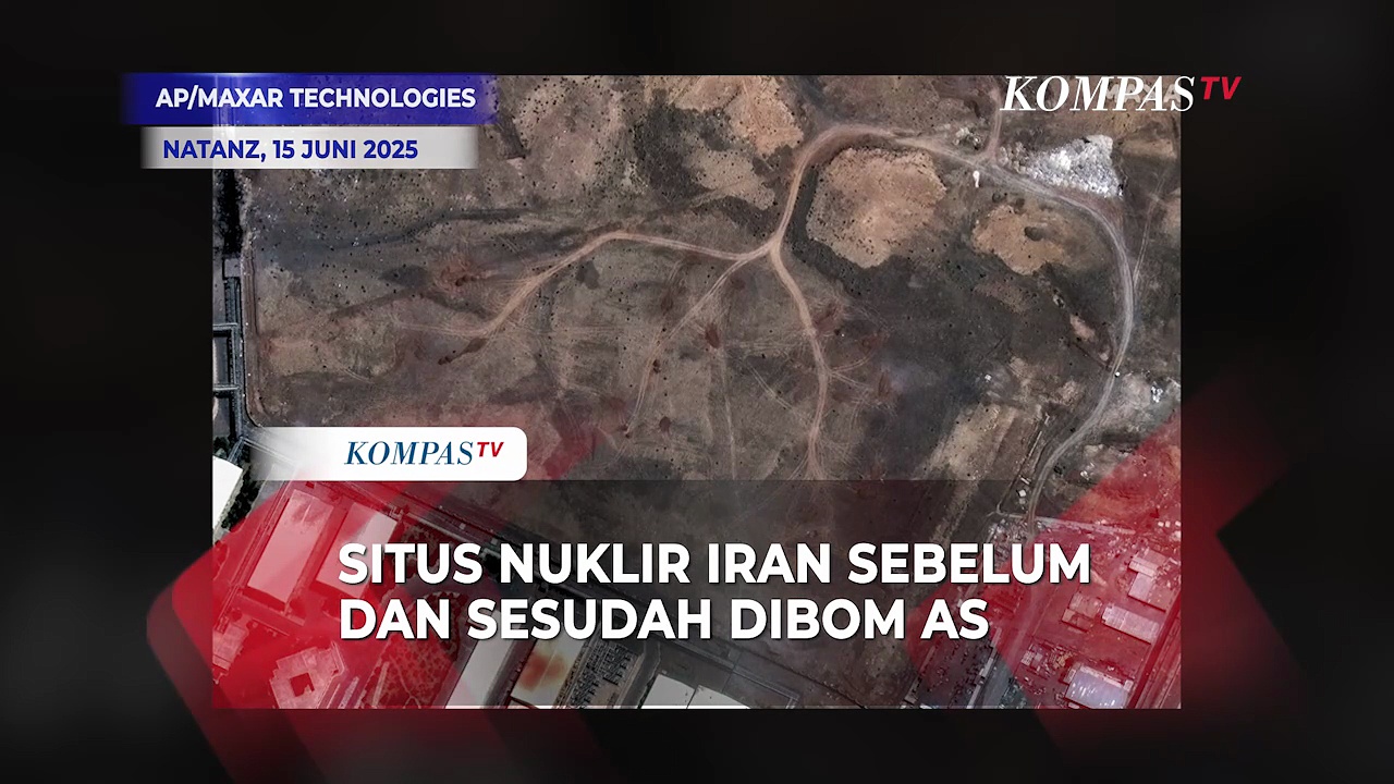 Citra Satelit Fasilitas Nuklir Iran Sebelum dan Sesudah Dibombardir ...