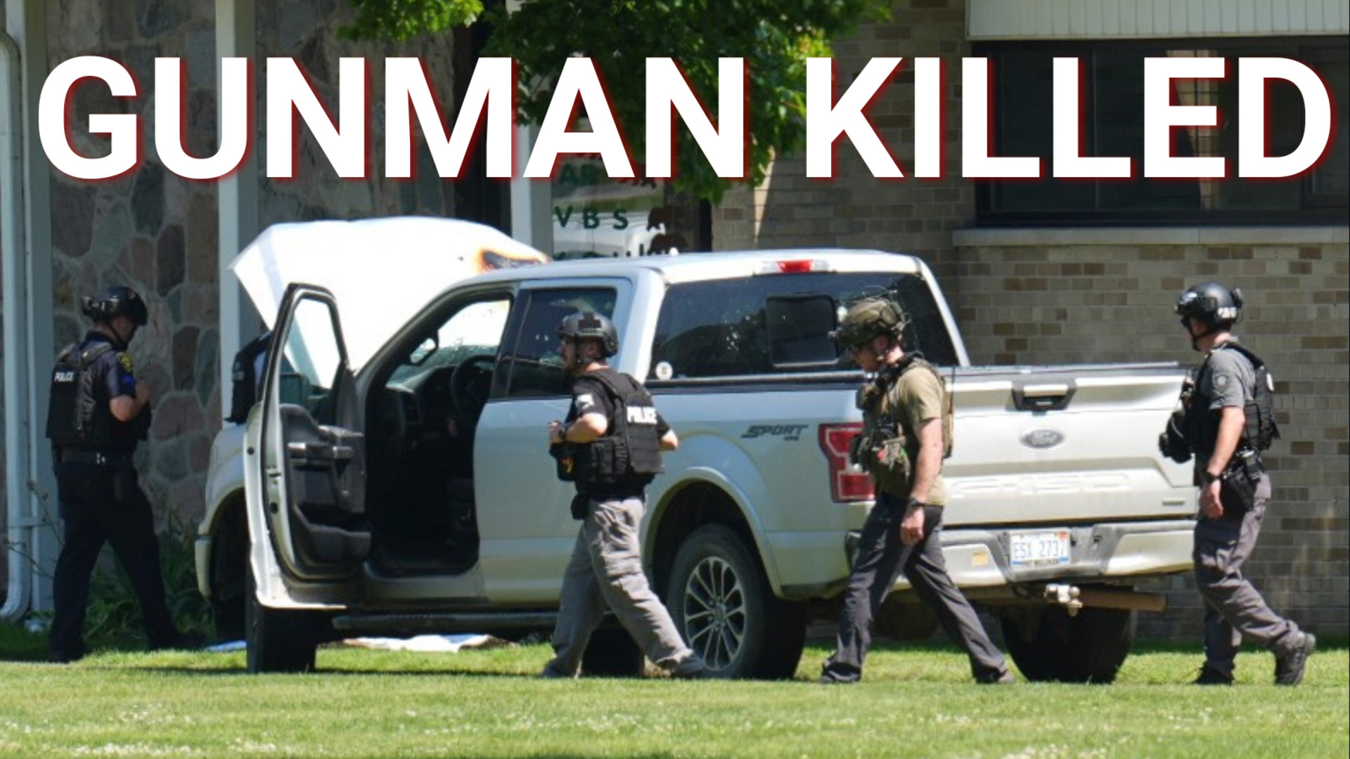 Gunman shot dead by security guard after opening fire at Sunday church ...