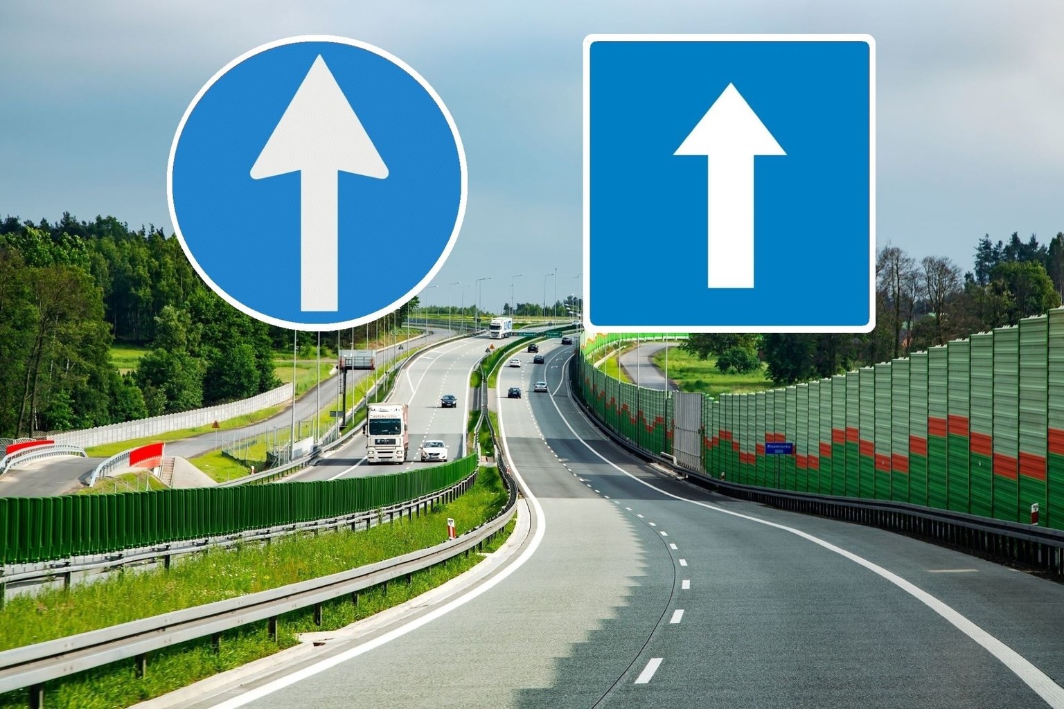 Znaki D-3 i C-5 wyglądają niemal identycznie. Ale różnią się znaczeniem