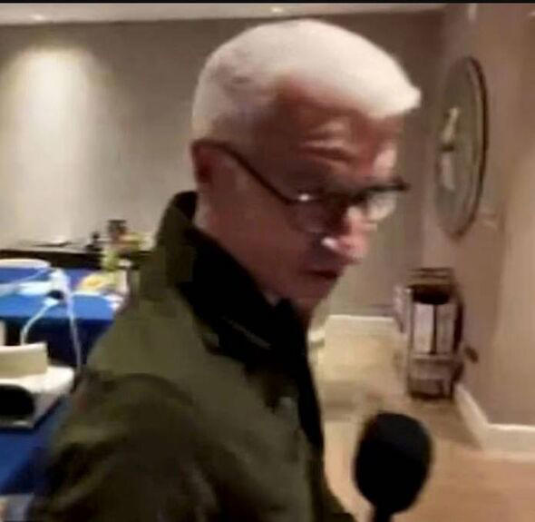 CNN's Anderson Cooper and crew forced to evacuate set live in Israel ...