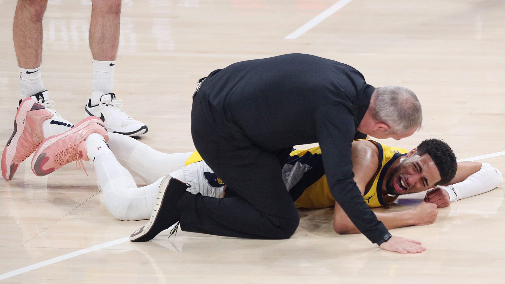 SGA Reacts to Haliburton’s Heartbreaking Game 7 Injury
