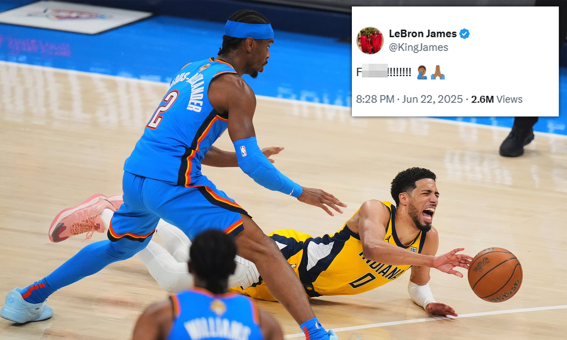 LeBron James posts stunned one-world reaction to Tyrese Haliburton's ...