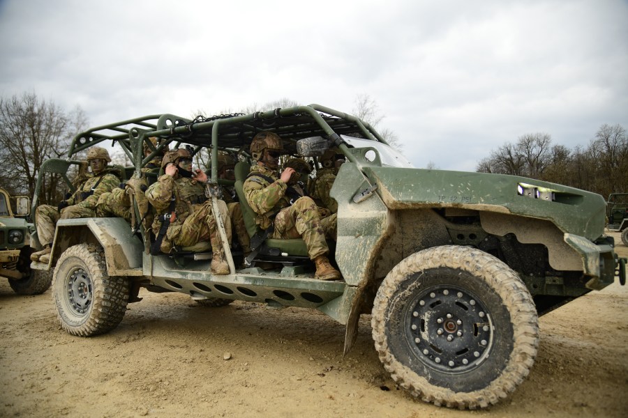 Tested at Fort Bragg, new military troop vehicle in production in North ...