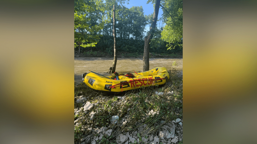 Kayakers stranded near Jim Beam due to high water on Elkhorn Creek ...