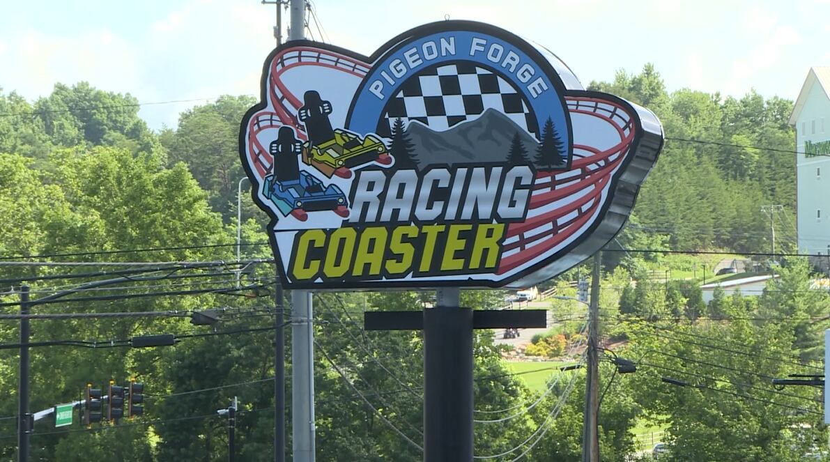 First-ever mountain racing coaster opens in Pigeon Forge