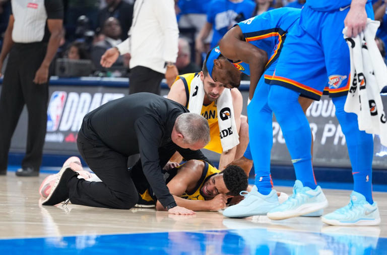 Tyrese Haliburton’s dad couldn’t watch in heartbreaking moment after son’s Achilles injury