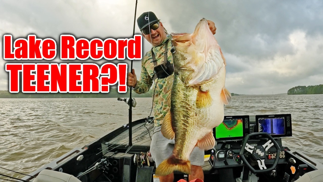 Caught new lake record bass and shocked everyone