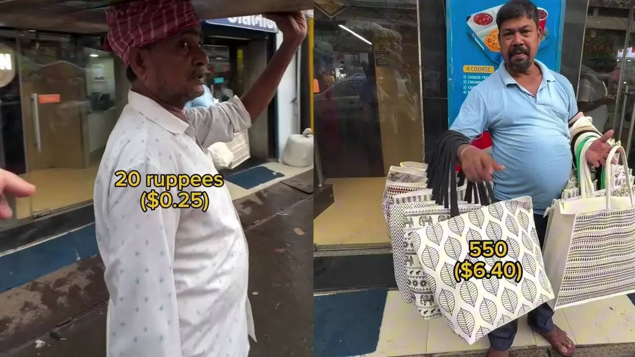 Tourist's bargaining skills go viral: Brings down tote bag price from ...