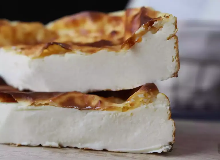 Super high-protein whey vanilla flan, quick to make!