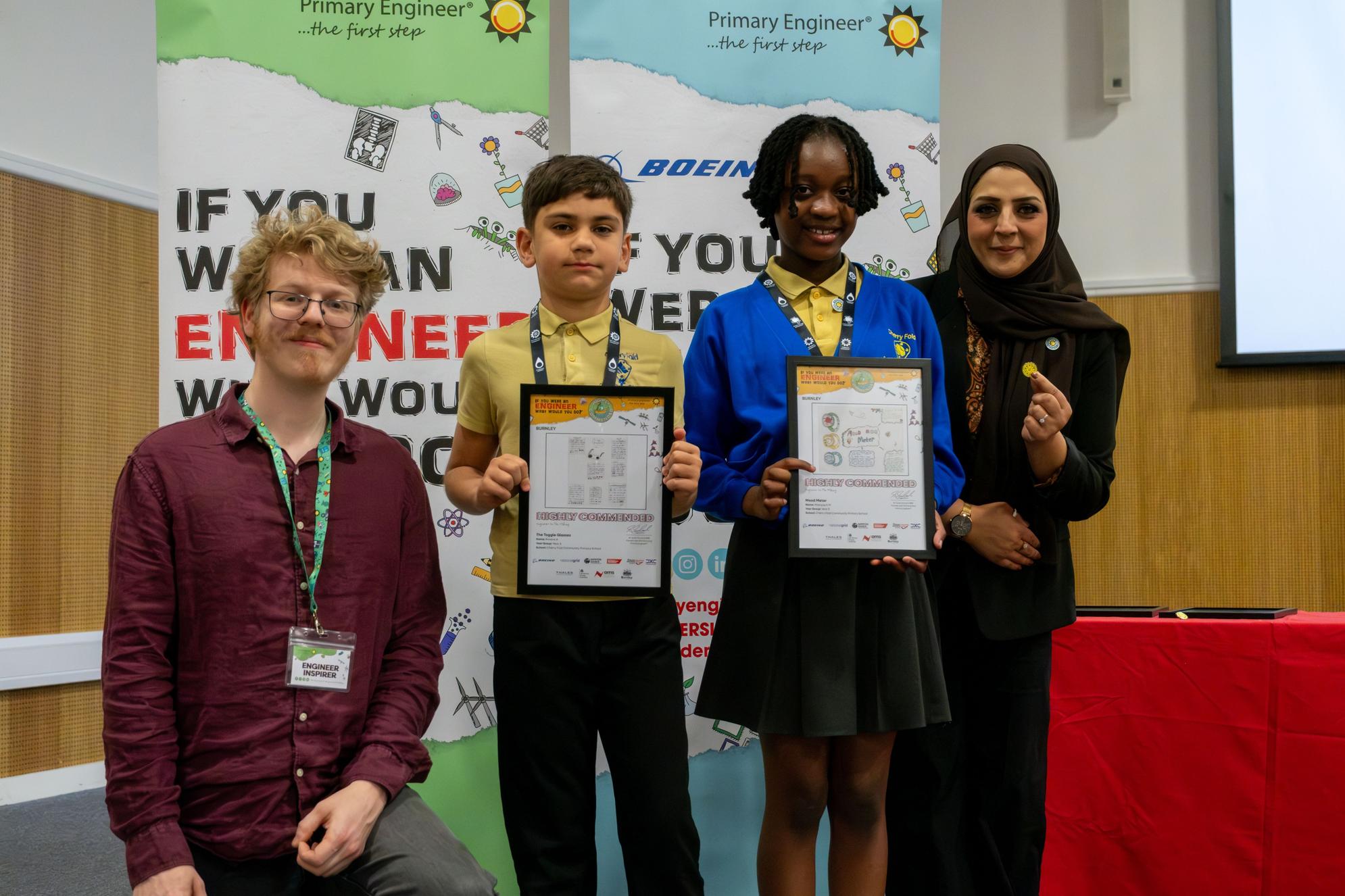 A big night of celebration for Burnley pupils in Primary Engineer’s annual competition