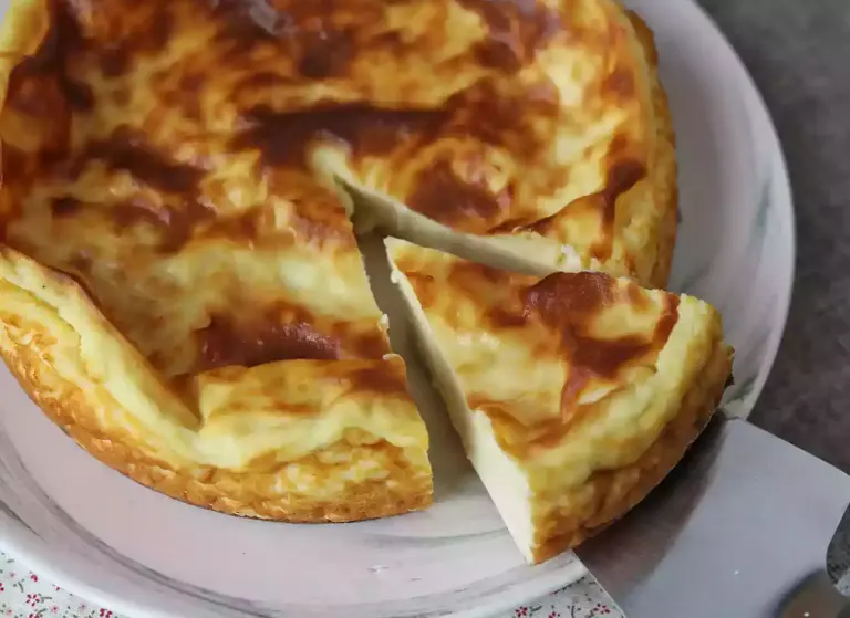 Super high-protein whey vanilla flan, quick to make!