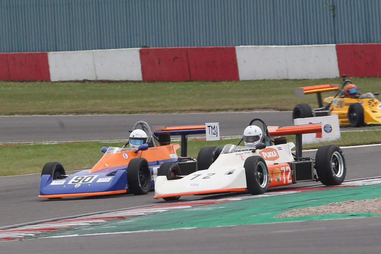 Donington Park HSCC highlights: Rare Caldwell car races as FF1600 ...