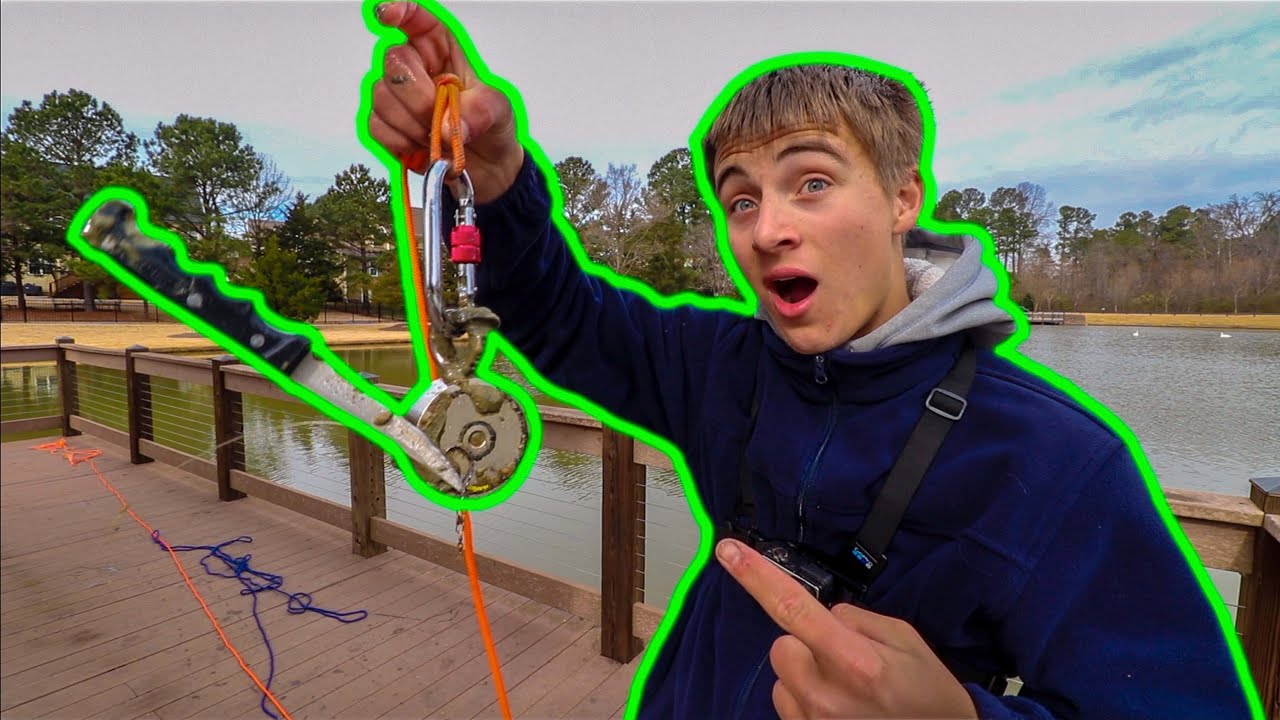 Magnet Fishing With a Double-Sided Magnet – Twice the Power