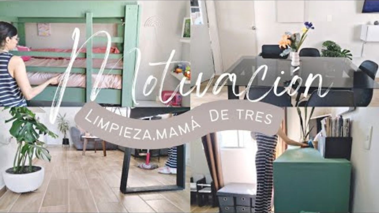 Mini Depa de 50 m² | Motivación de Limpieza para Mamá de Tres Niños