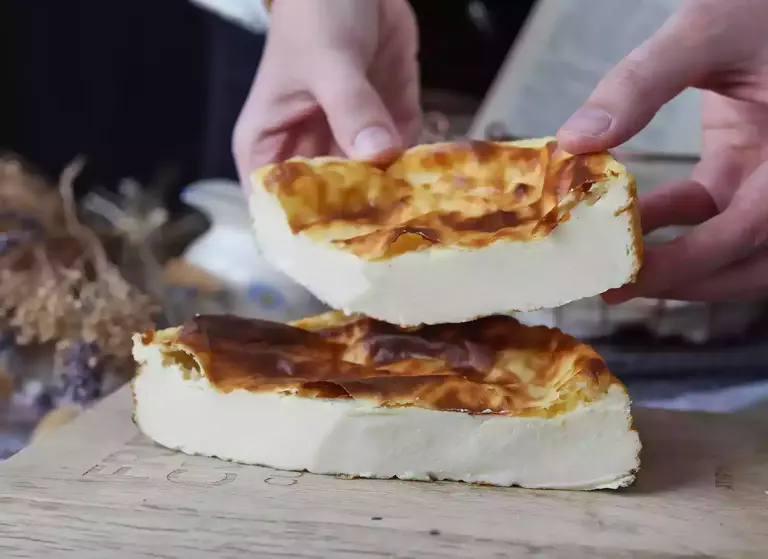 Super high-protein whey vanilla flan, quick to make!