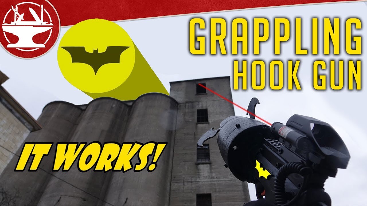 How We Built a Real Batman Grappling Hook Gun That Actually Fires