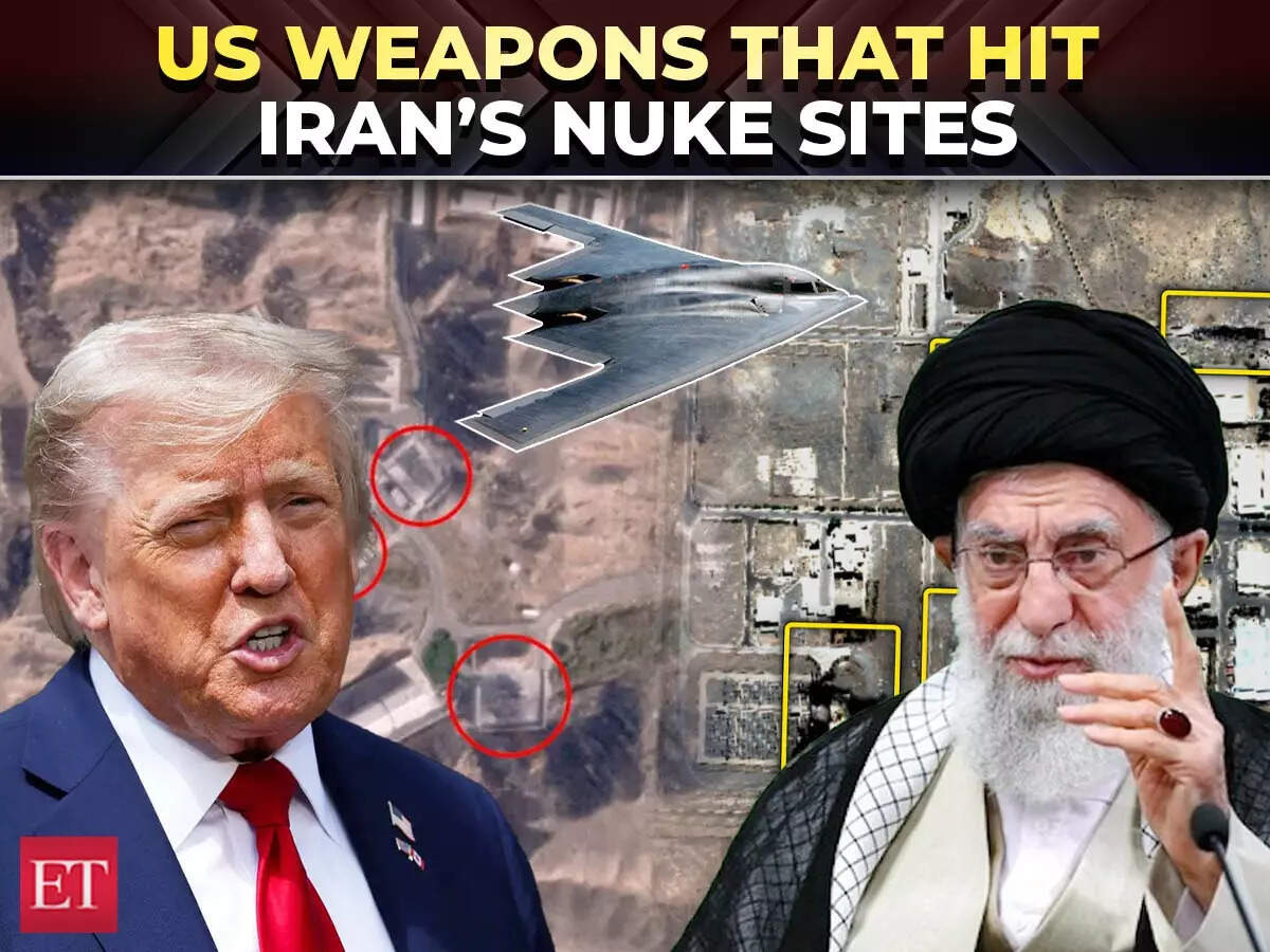 From B-2 bombers to bunker busters: US weapons used in massive strike ...