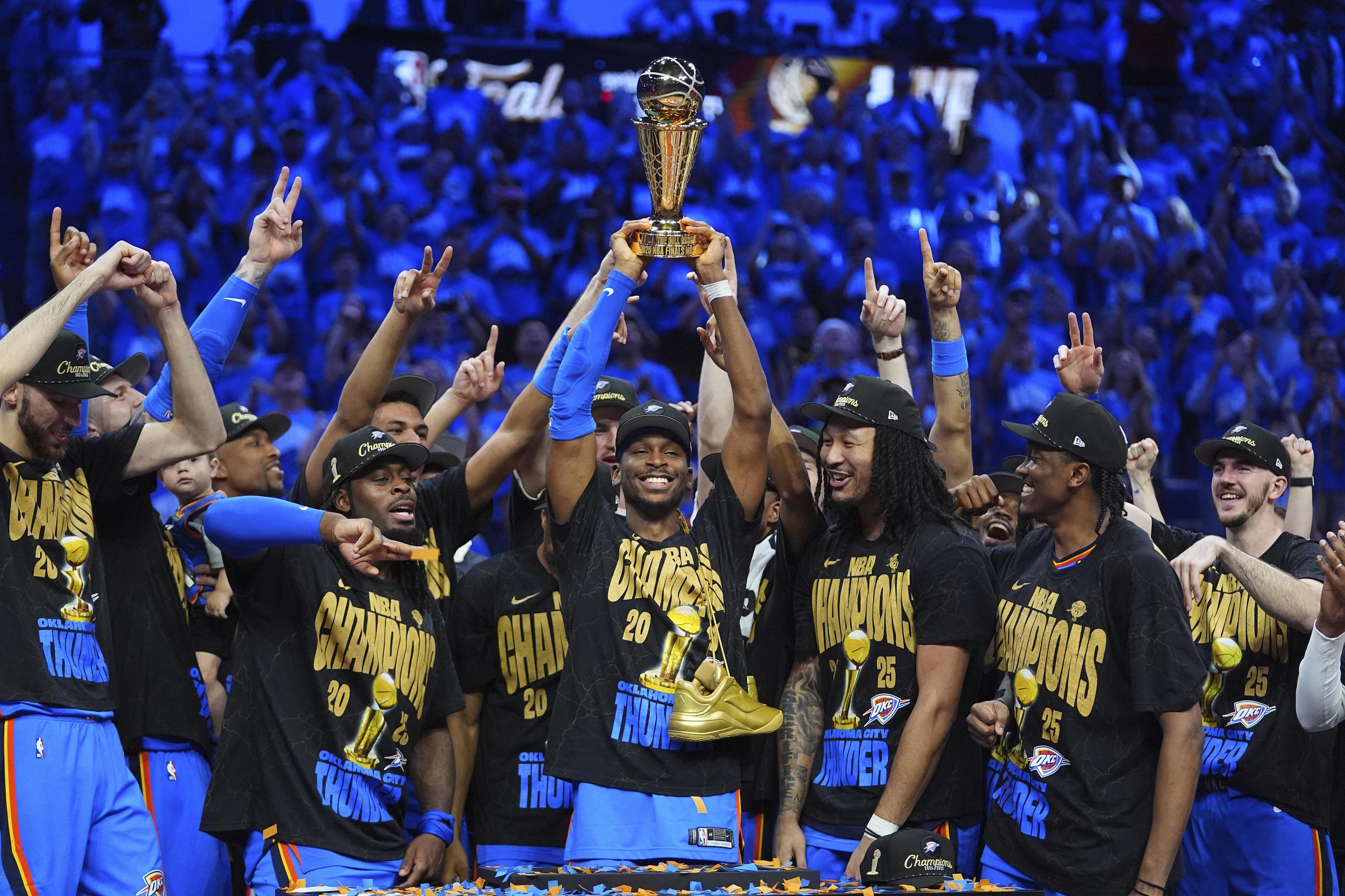Oklahoma City Thunder win first NBA title with dominant defense in Game 7