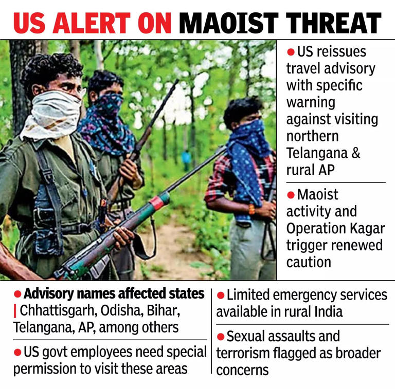 Maoist threat triggers US alert: Northern Telangana, rural Andhra ...