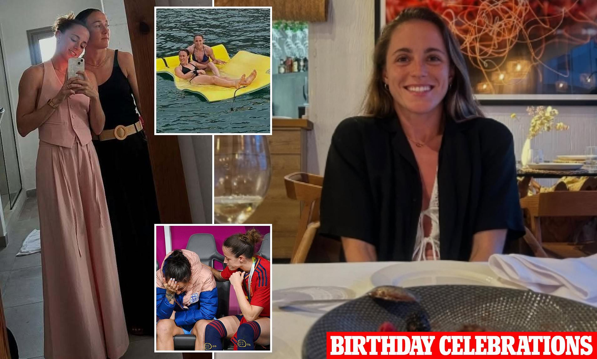 Lucy Bronze sparks romance rumours with former team-mate Ona Batlle as Lionesses star enjoys ...