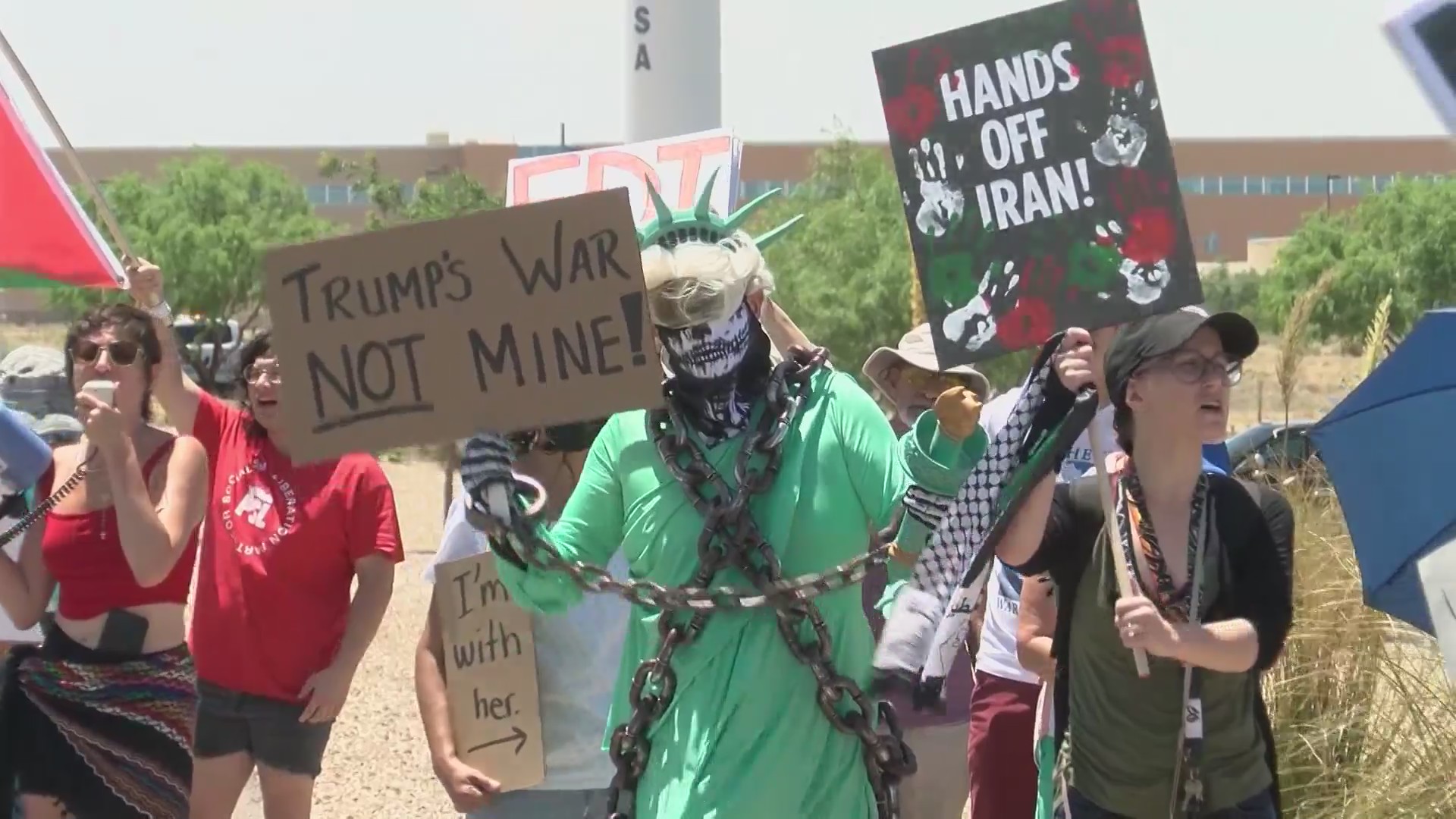 Protest held in Albuquerque following US military strike on Iranian ...