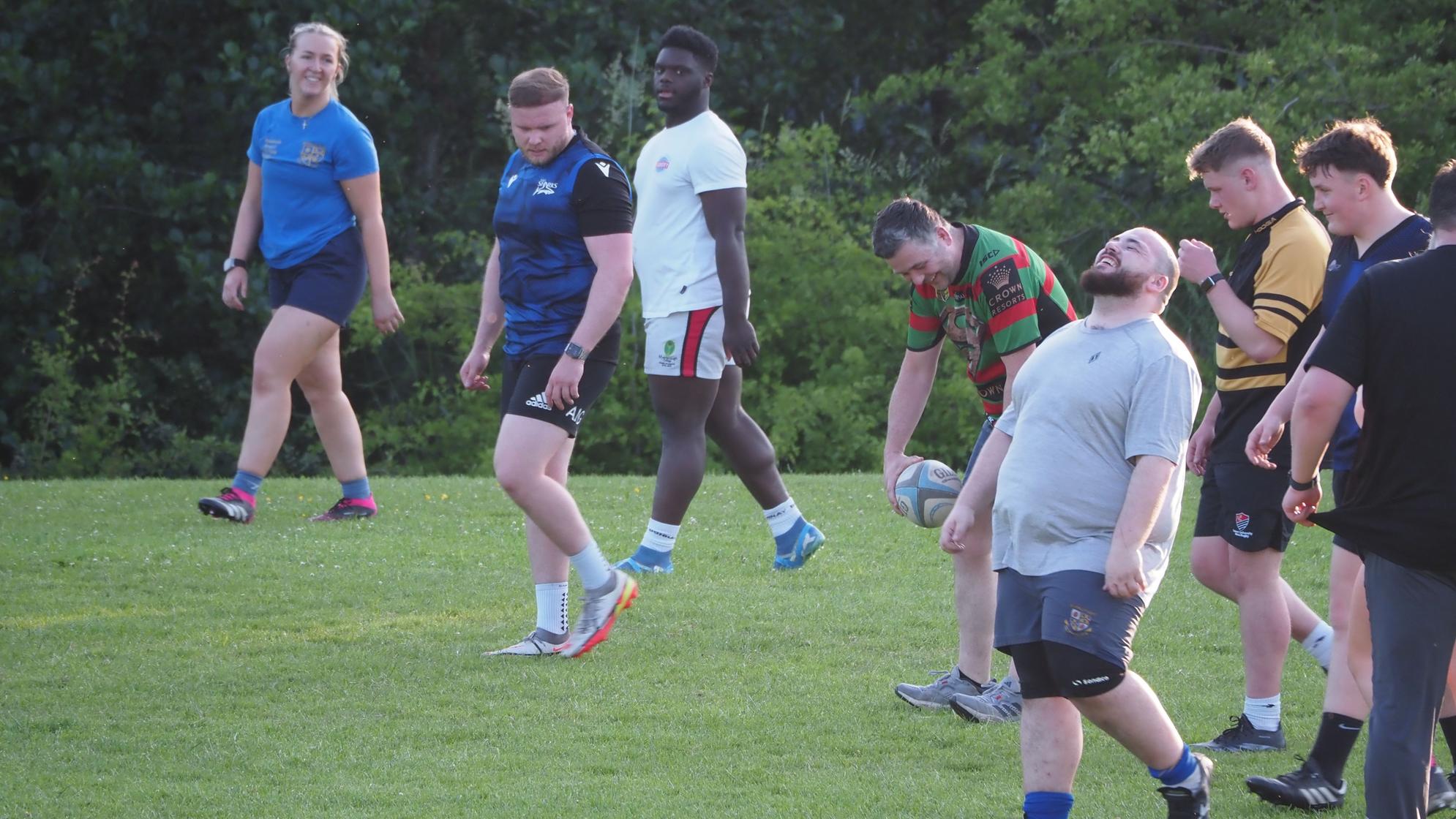 Healthy numbers at Burnley Community Touch Rugby
