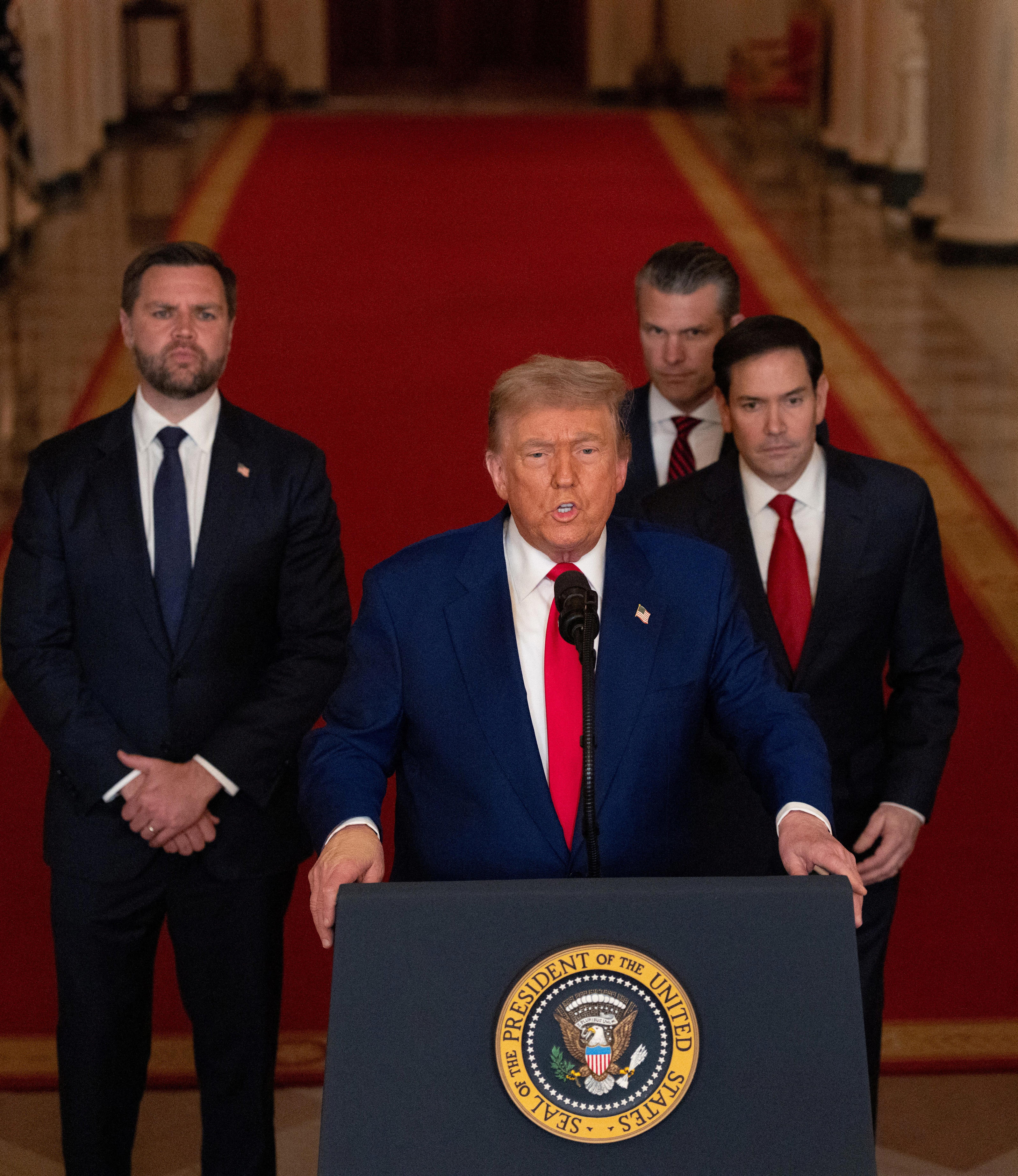 What does regime change mean? Trump comments on Iran leadership