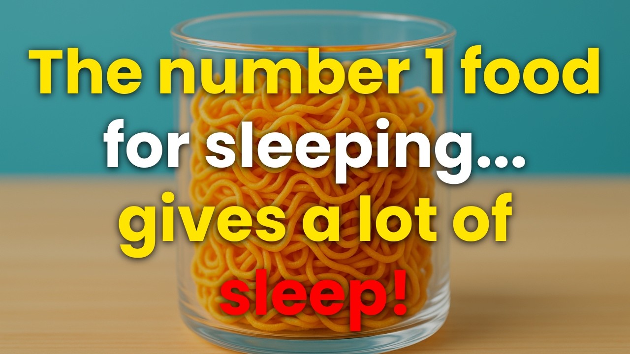 10 FOODS to SLEEP LIKE NEVER BEFORE (How to Eat Them)