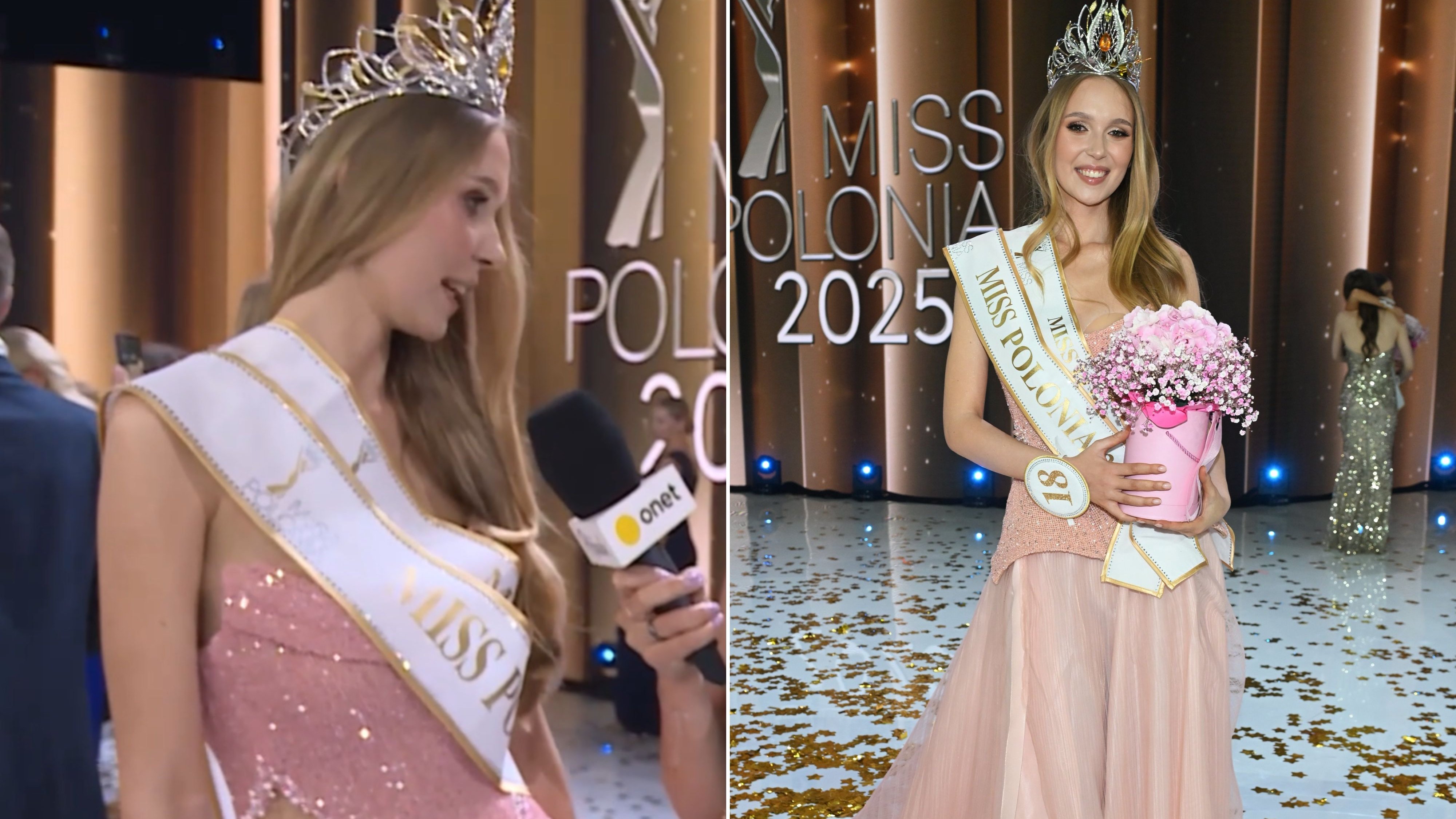 Miss Polonia 2025 tłumaczy swoją reakcję po zdobyciu korony. Mówi o ...