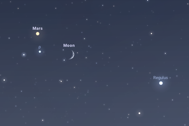 Don't miss Mars, the Moon and a bright blue star in rare cosmic ...