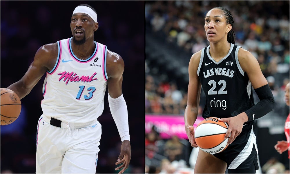 Bam Adebayo had perfect response to A'ja Wilson's zebra-themed outfit