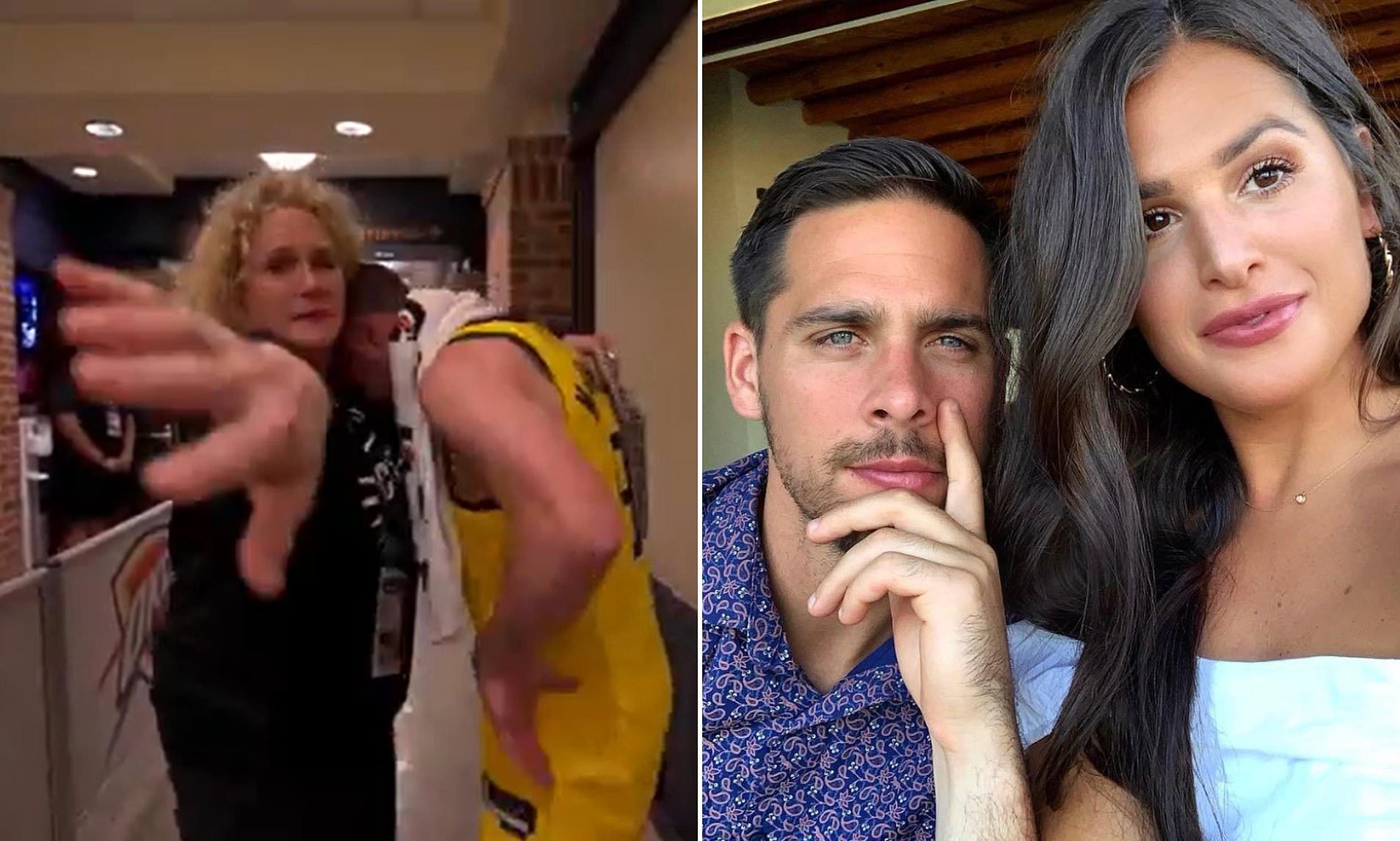 Tense moment ESPN cameraman is told to stop filming crying Pacers ...