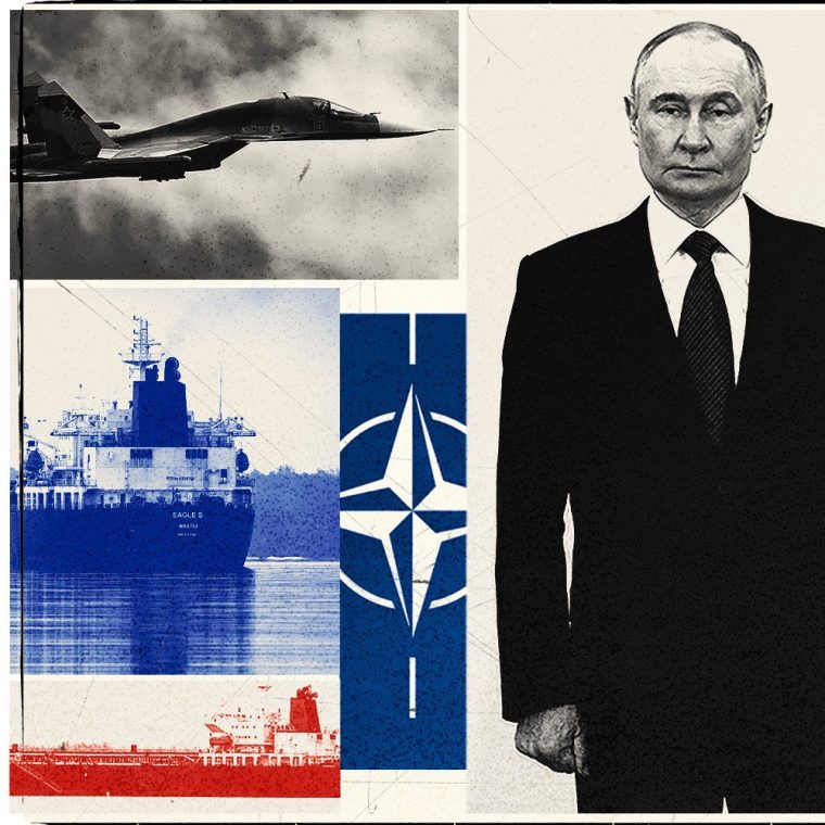 How Putin’s shadow fleet of ageing oil tankers could trigger war with Nato