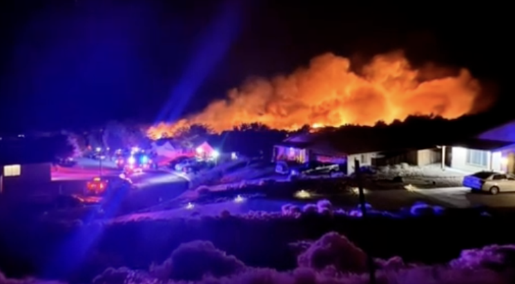 Nevada Firefighters Battle to Contain Connor Wildfire